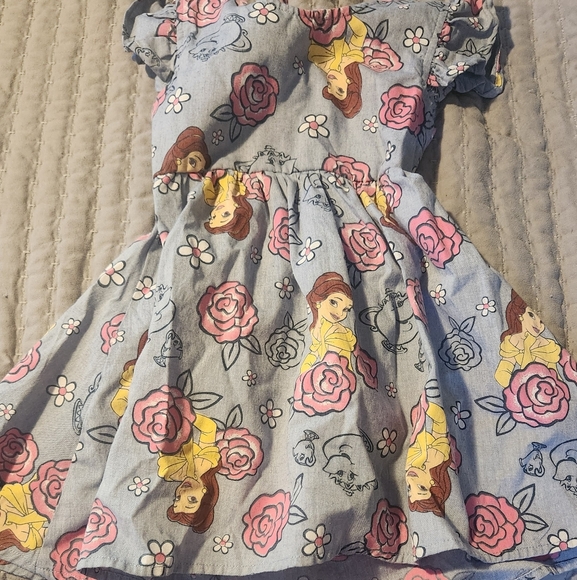 Disney | Dresses | Disney Belle Kids Dress Beauty And The Beast | Poshmark